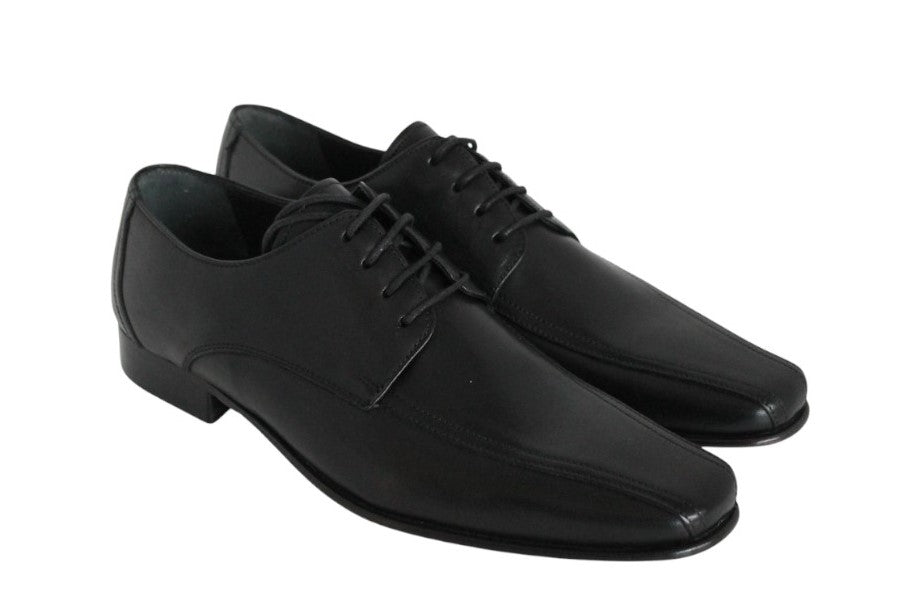 5792/962 - Mirage Men's Elegant Black Double Stitch Bike Toe Shoe With ...
